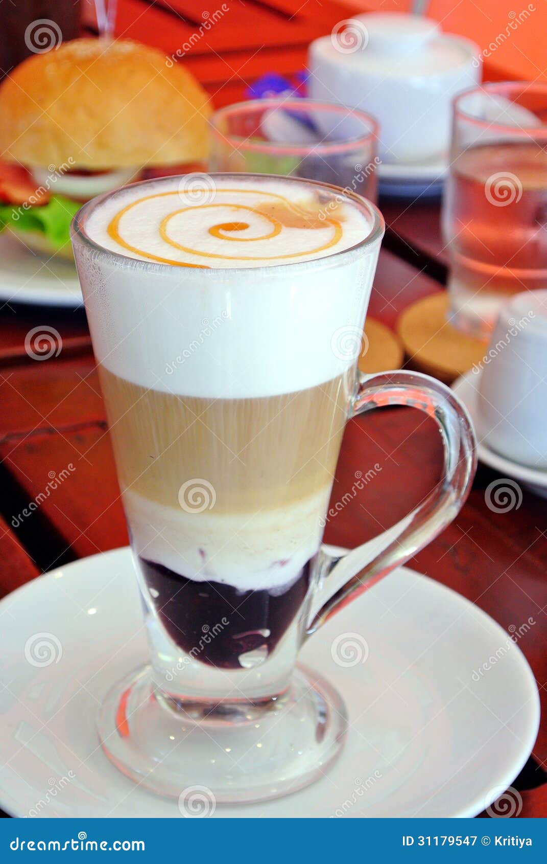 Coffee and Burger stock image. Image of sandwich, food - 31179547