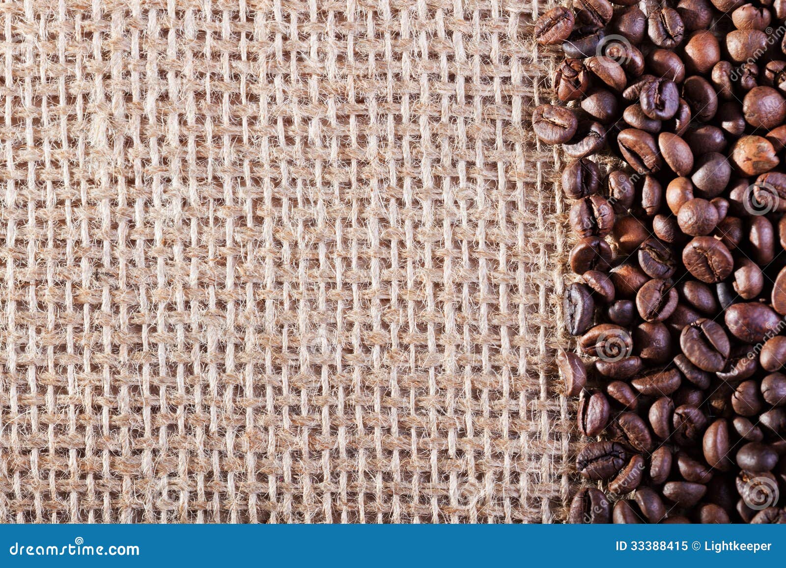 Burlap Coffee Background