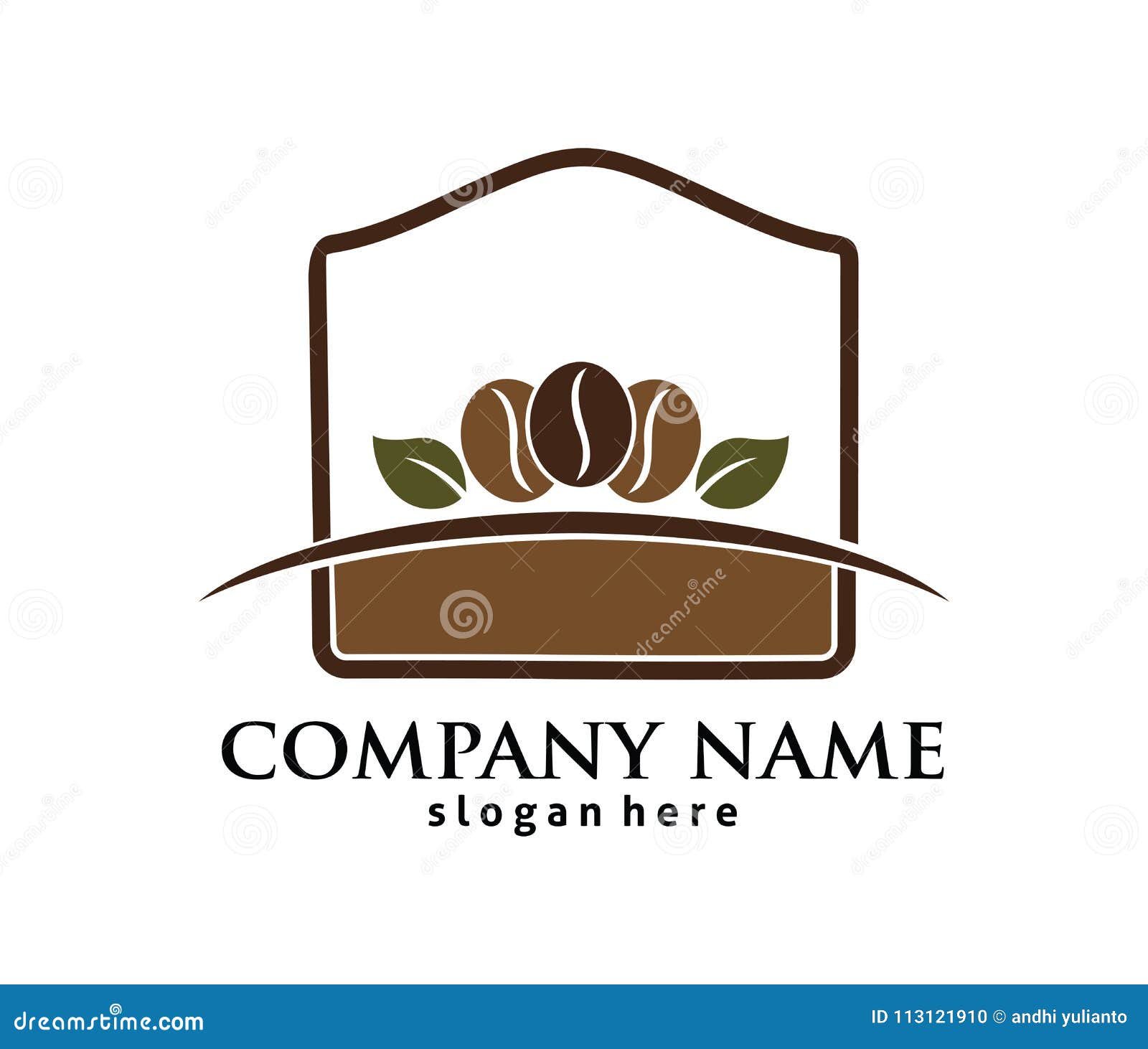 Coffee Cafe Bistro Vector Logo Design Stock Illustration - Illustration ...