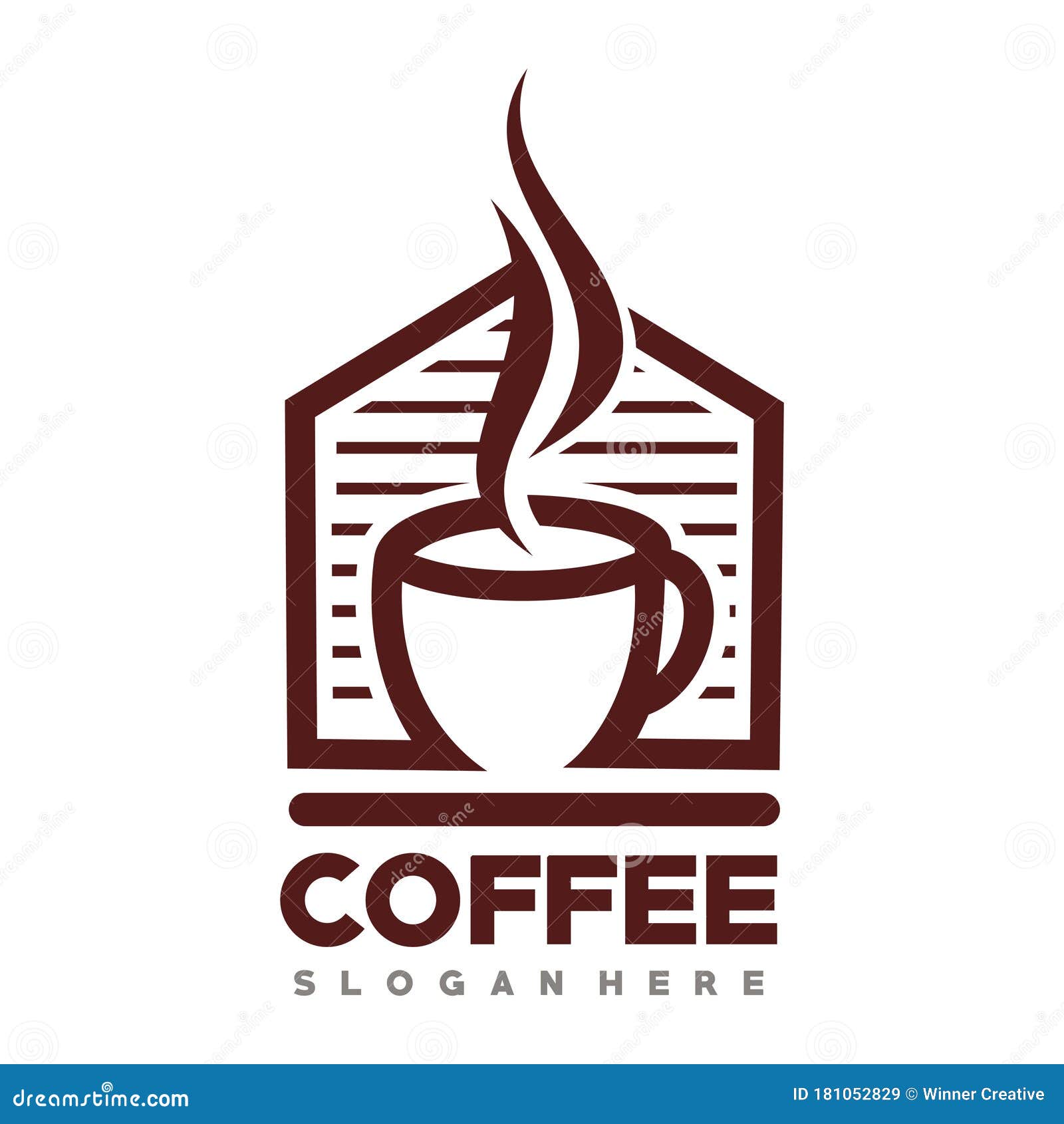 Coffee and Cafe Logo Design Inspiration Vector Stock Vector ...