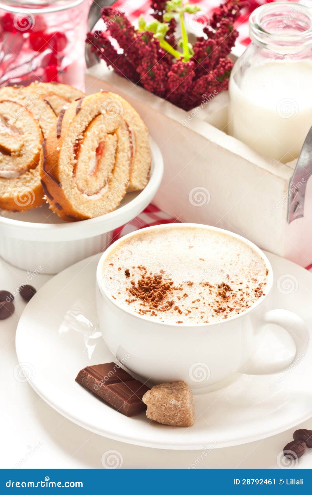 Coffee and cake. stock image. Image of breakfast, restaurant - 28792461