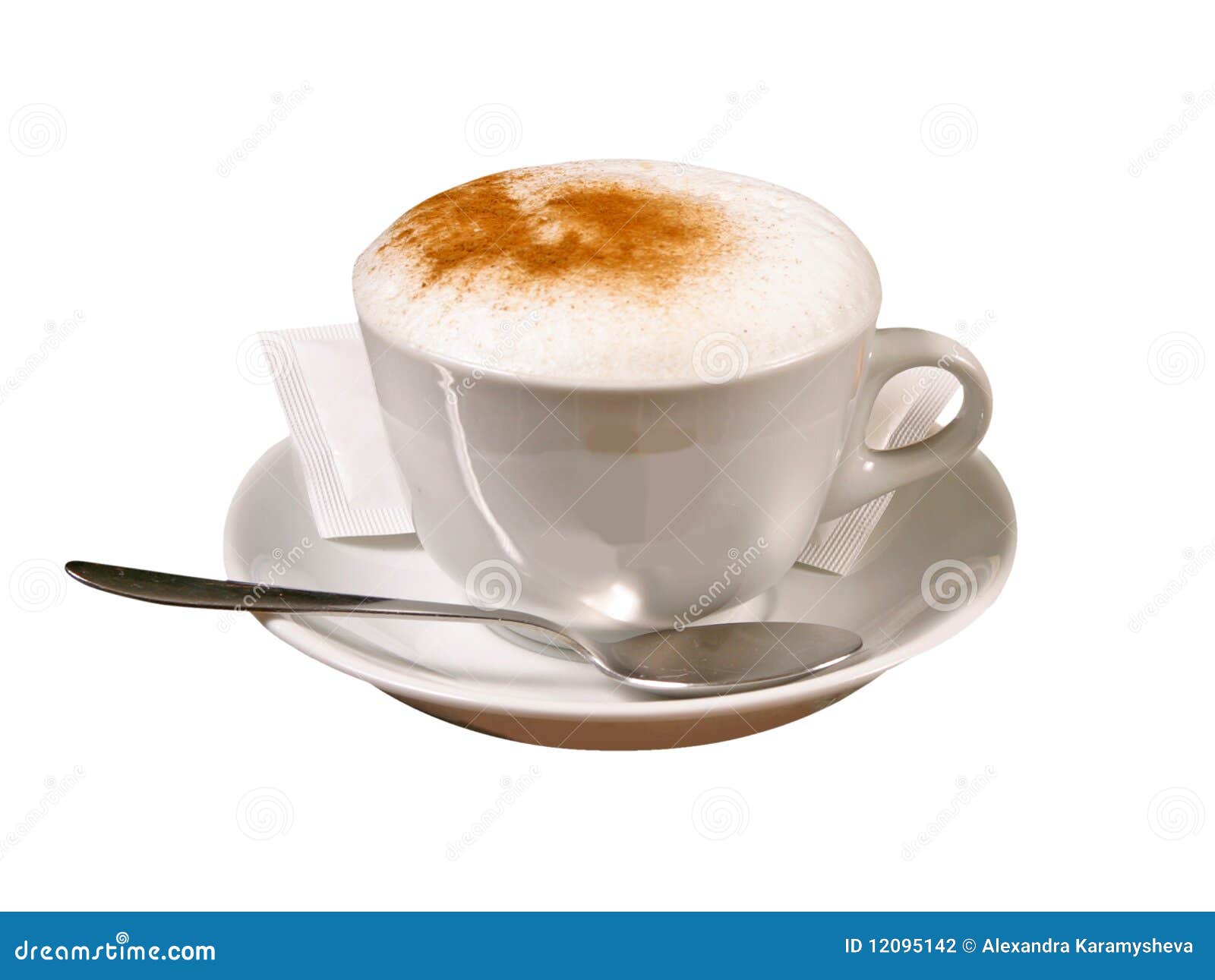 Coffee-cappuccino stock photo. Image of caffeine, fresh - 12095142