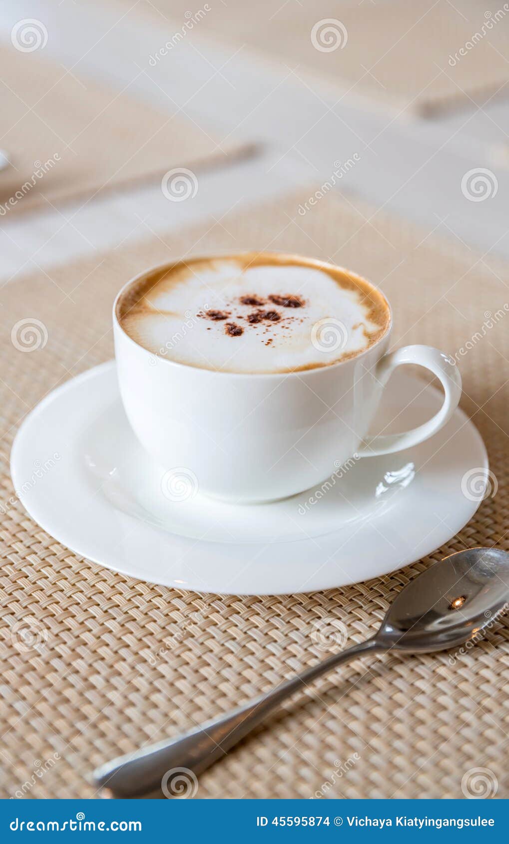 Coffee cappuccino stock photo. Image of coffee, retro - 45595874