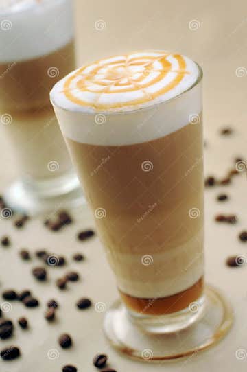 Coffee caramel stock image. Image of cold, caramel, beverage - 8310785