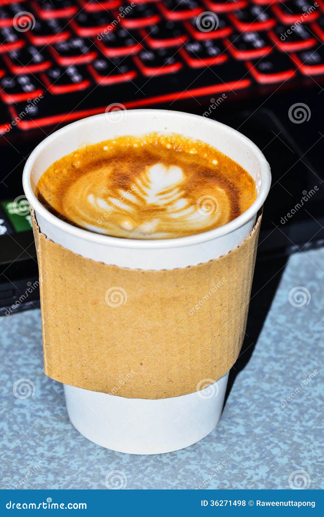 Coffee in cardboard cup stock photo. Image of cupholder - 36271498