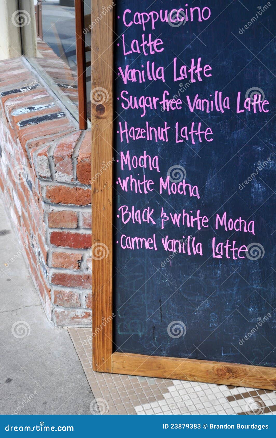 Coffee Chalk Board Sign stock image. Image of special - 23879383