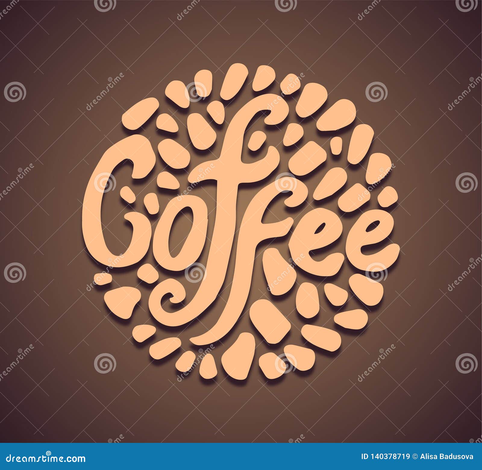 Coffee Circle Illustration Icon Logo Vector Stock Vector - Illustration ...