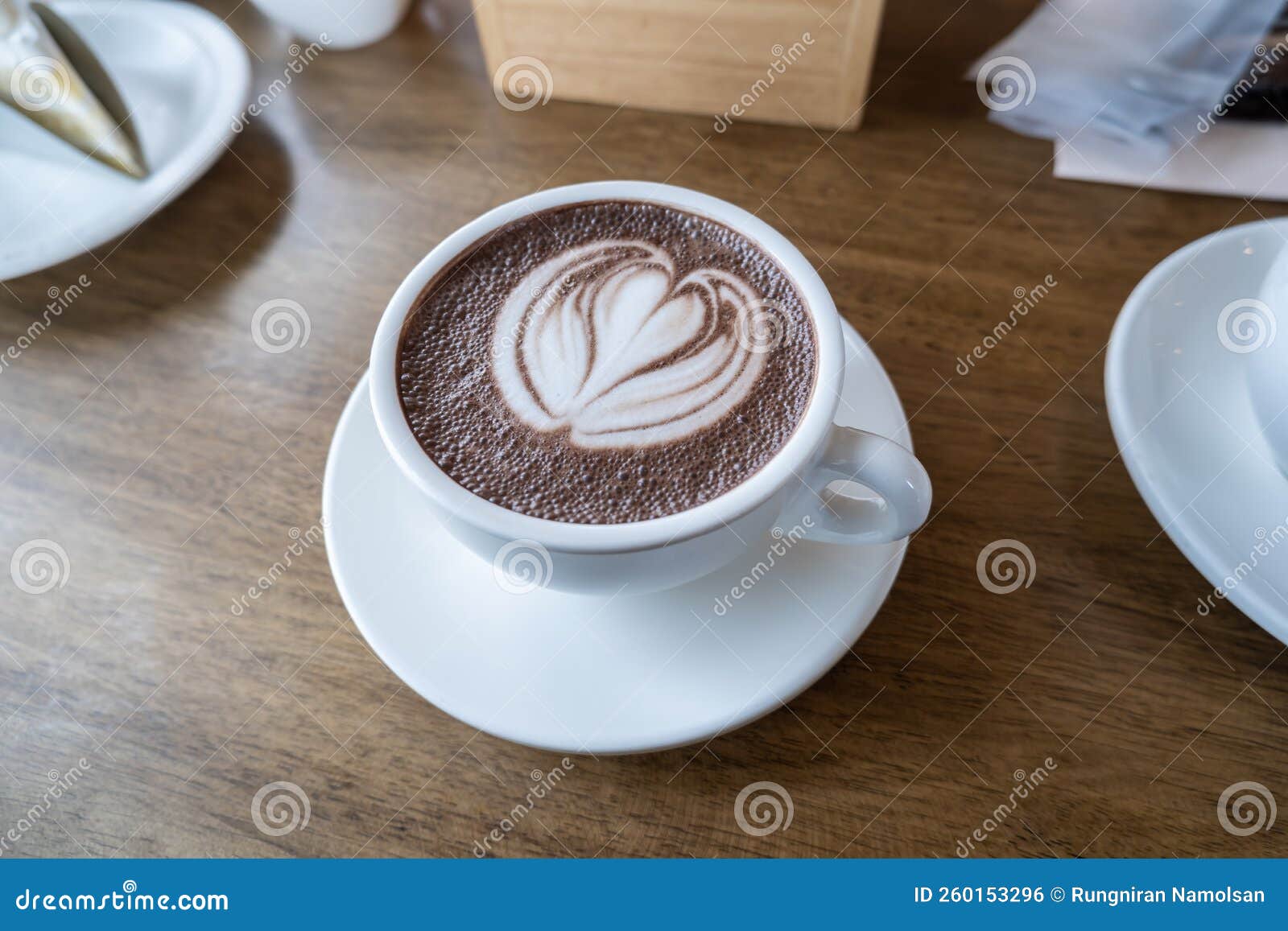 Coffee is in a Clean White Cup Stock Photo - Image of brown, ceramics ...