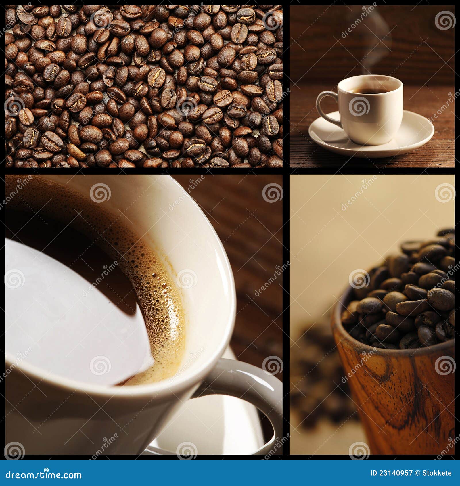 Coffee collage stock image. Image of texture, brown, seed - 23140957