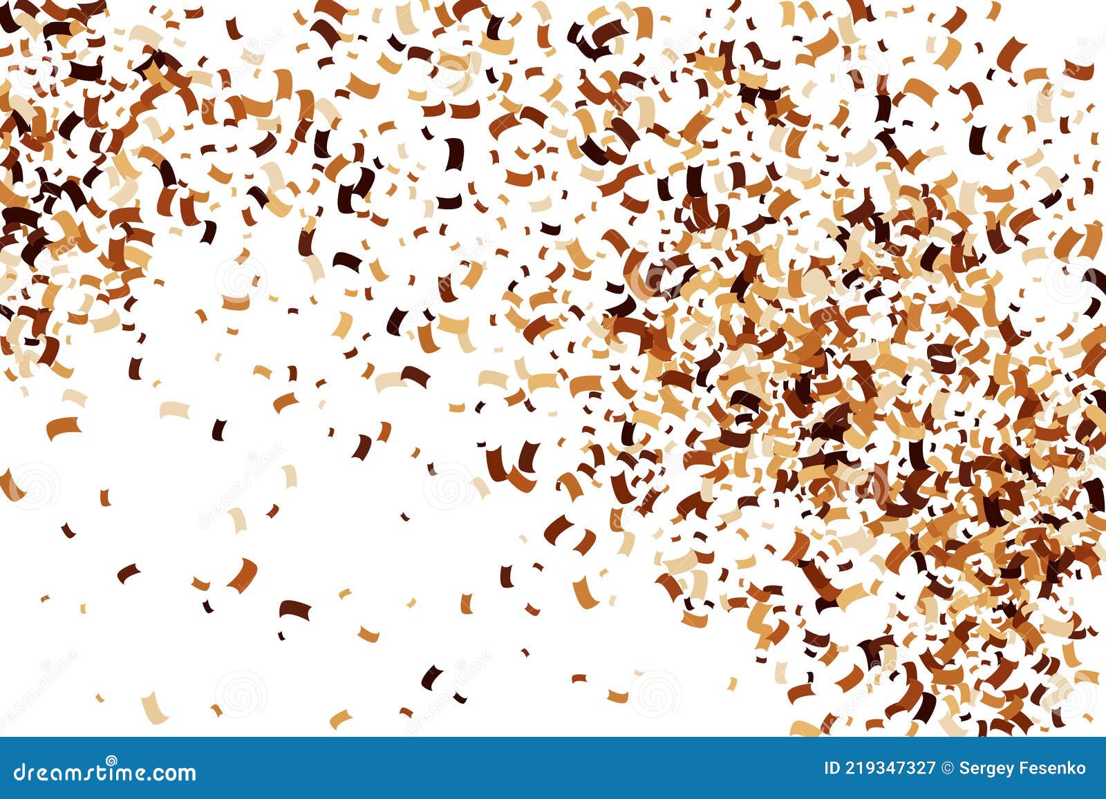 Chocolate Shades Confetti stock vector. Illustration of digital - 219347327