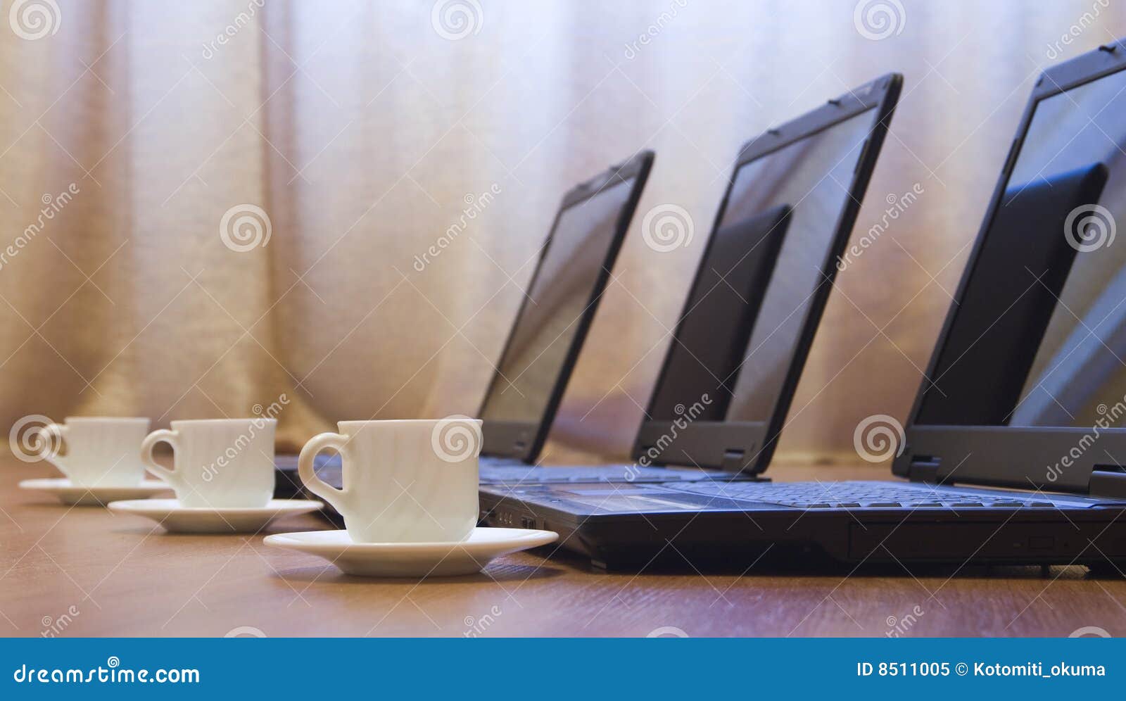 Coffee and computers stock image. Image of business, ceramics - 8511005