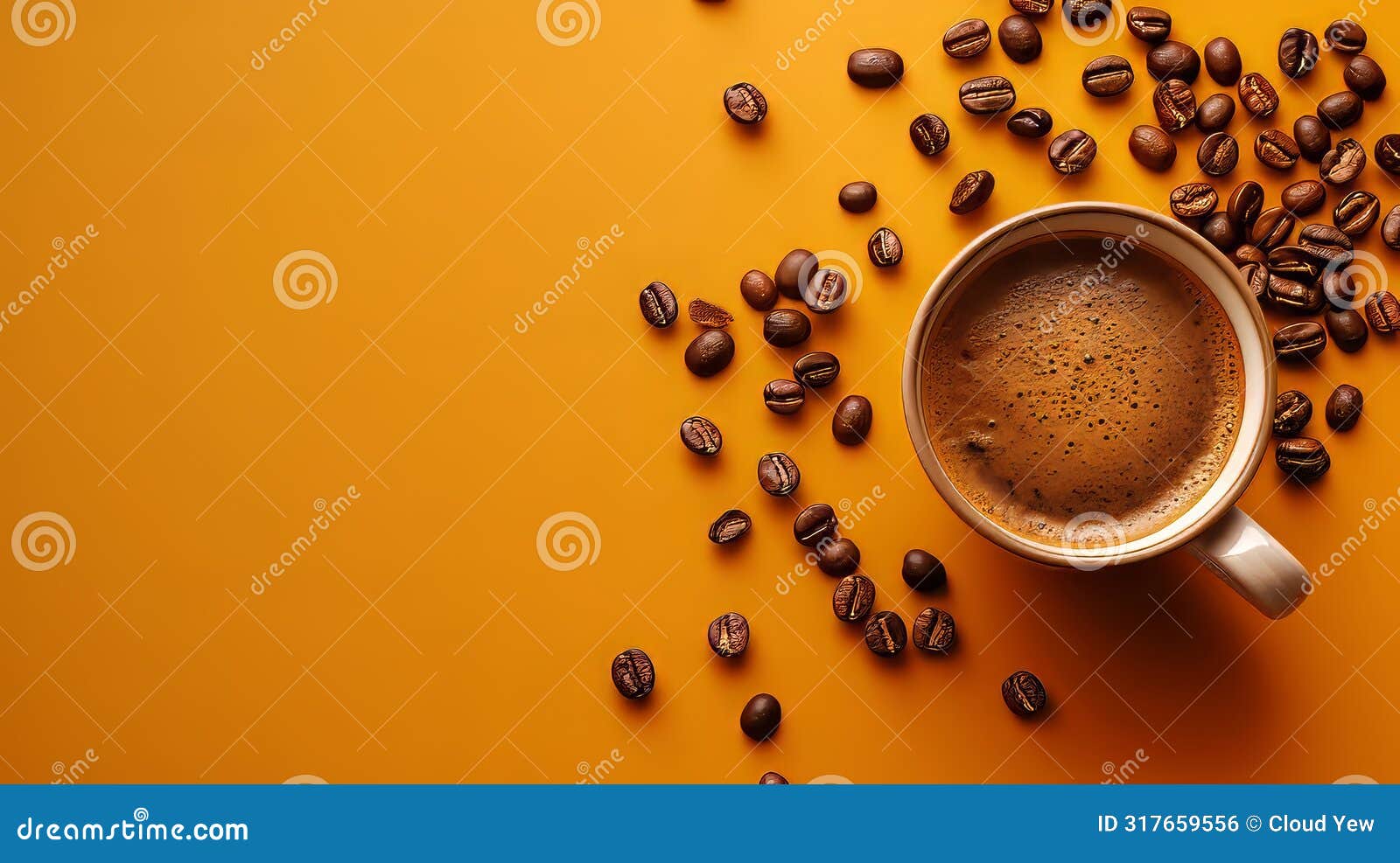 Coffee Concept with Ample Space for Adding Your Own Design Elements ...