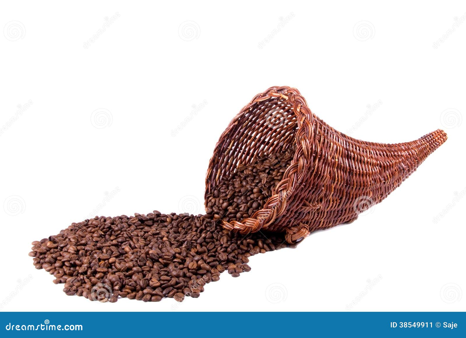 Coffee Cornucopia Landscape Side Stock Image - Image of aroma, process ...