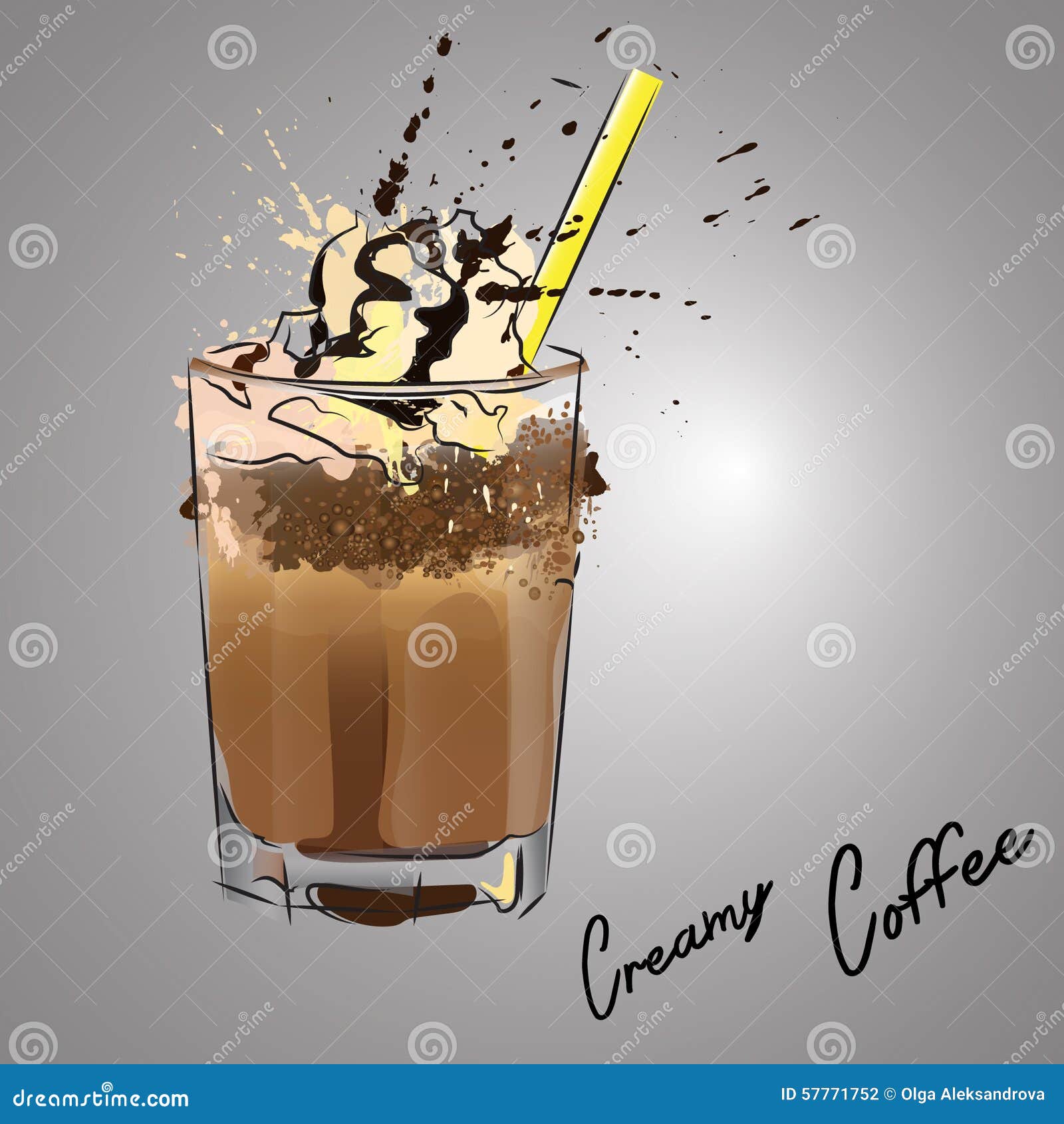 Coffee And Cream Movement Arrows. White Dotted Line And Brown ...