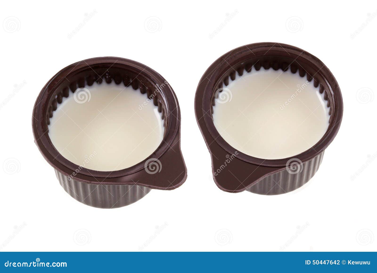 Coffee Creamer Isolated on White Stock Photo - Image of drink, macro ...