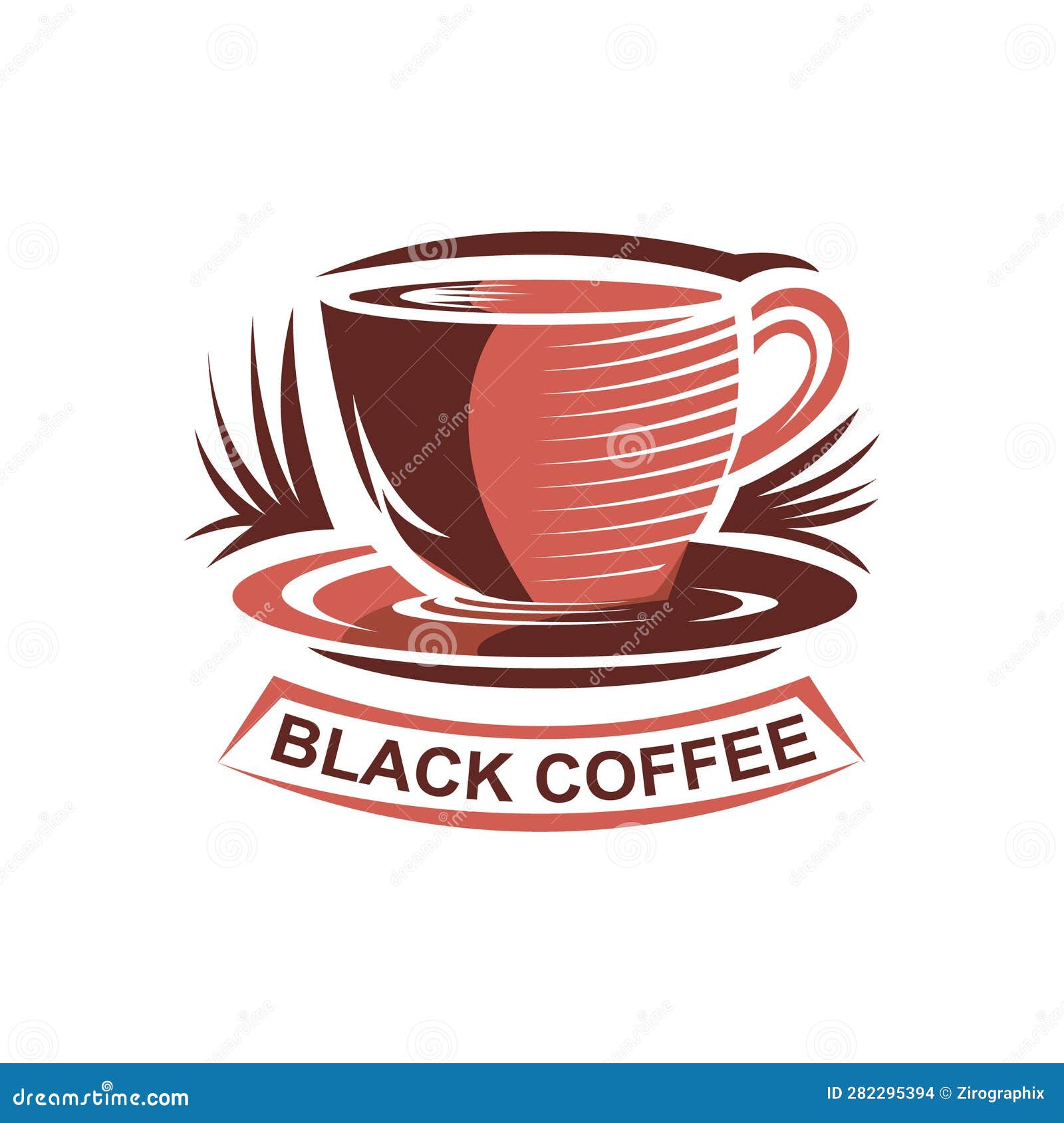 Coffee Creative Pictogram Logo Design Stock Vector - Illustration of ...