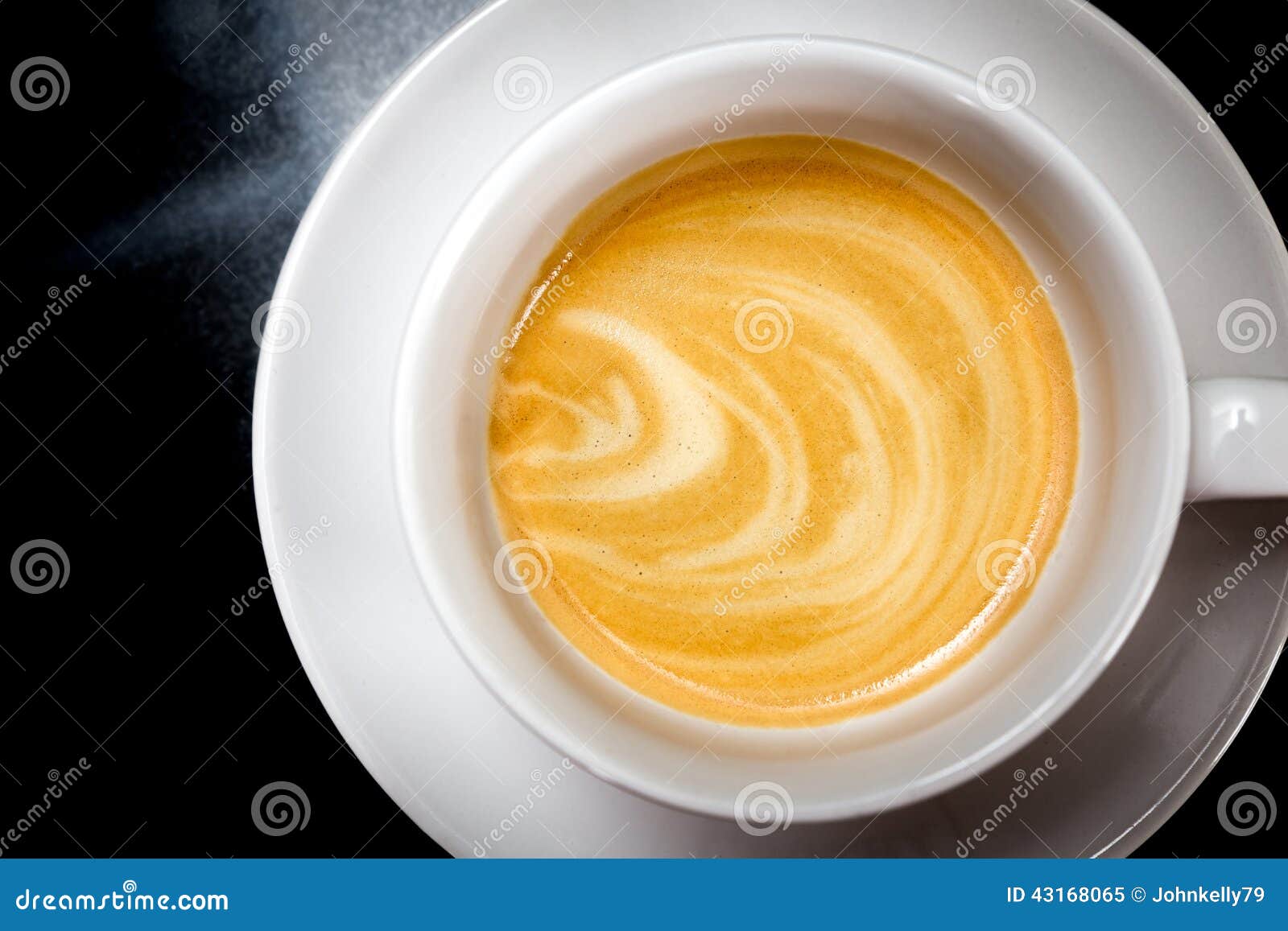 Coffee Crema stock image. Image of overhead, shadow, spotlit - 43168065