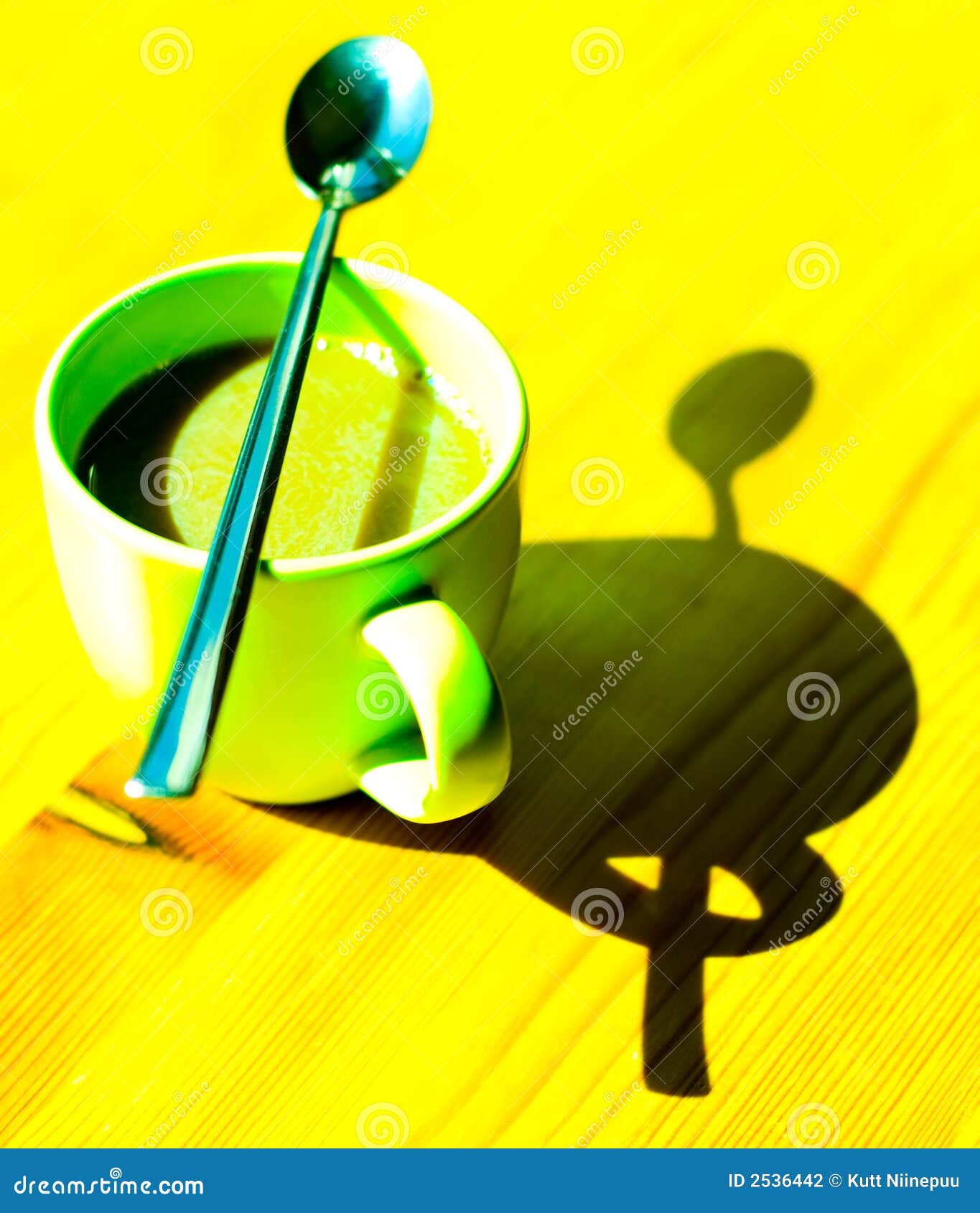Coffee cup abstract stock photo. Image of utensil, yellow - 2536442