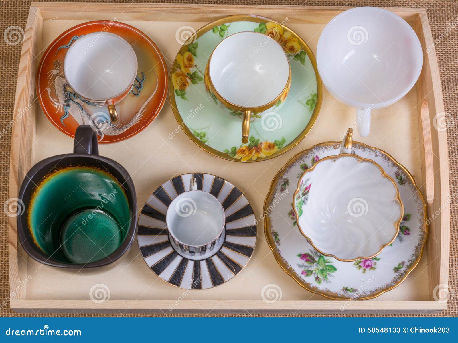 Coffee cup assortment stock image. Image of morning, cups - 58548133