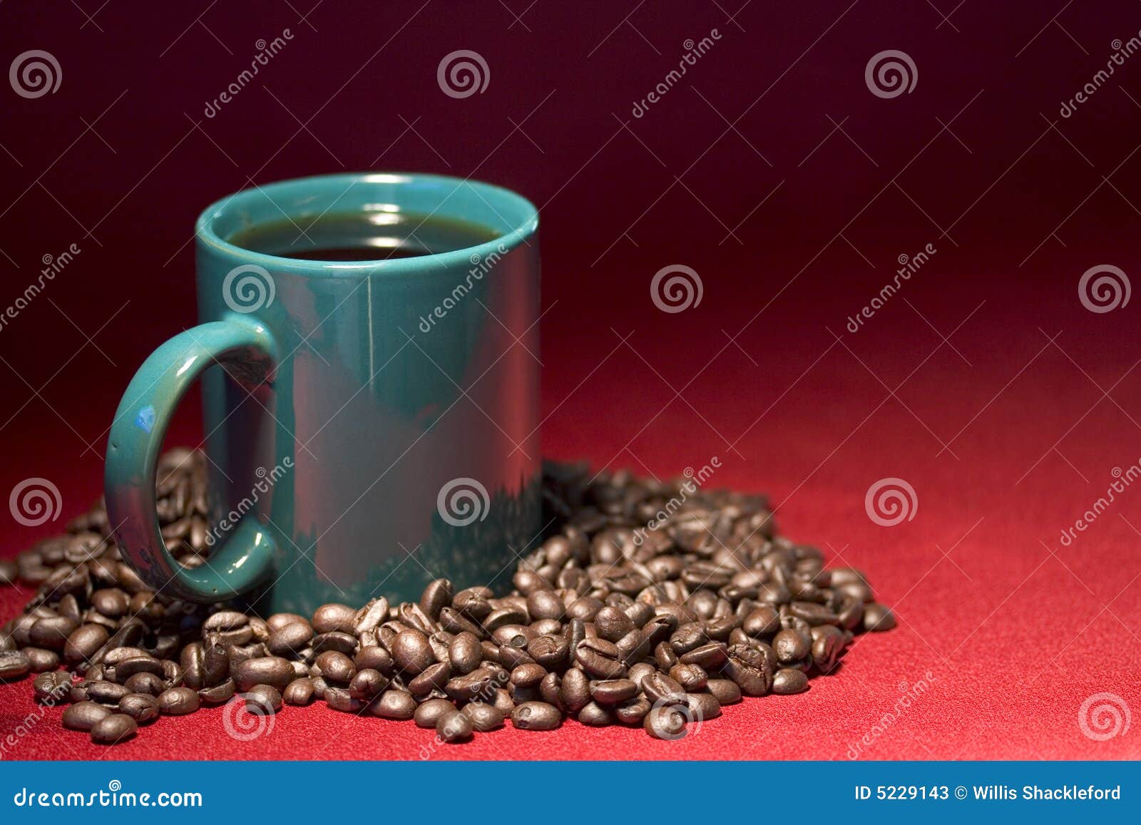 Coffee cup and beans stock image. Image of beans, drink - 5229143