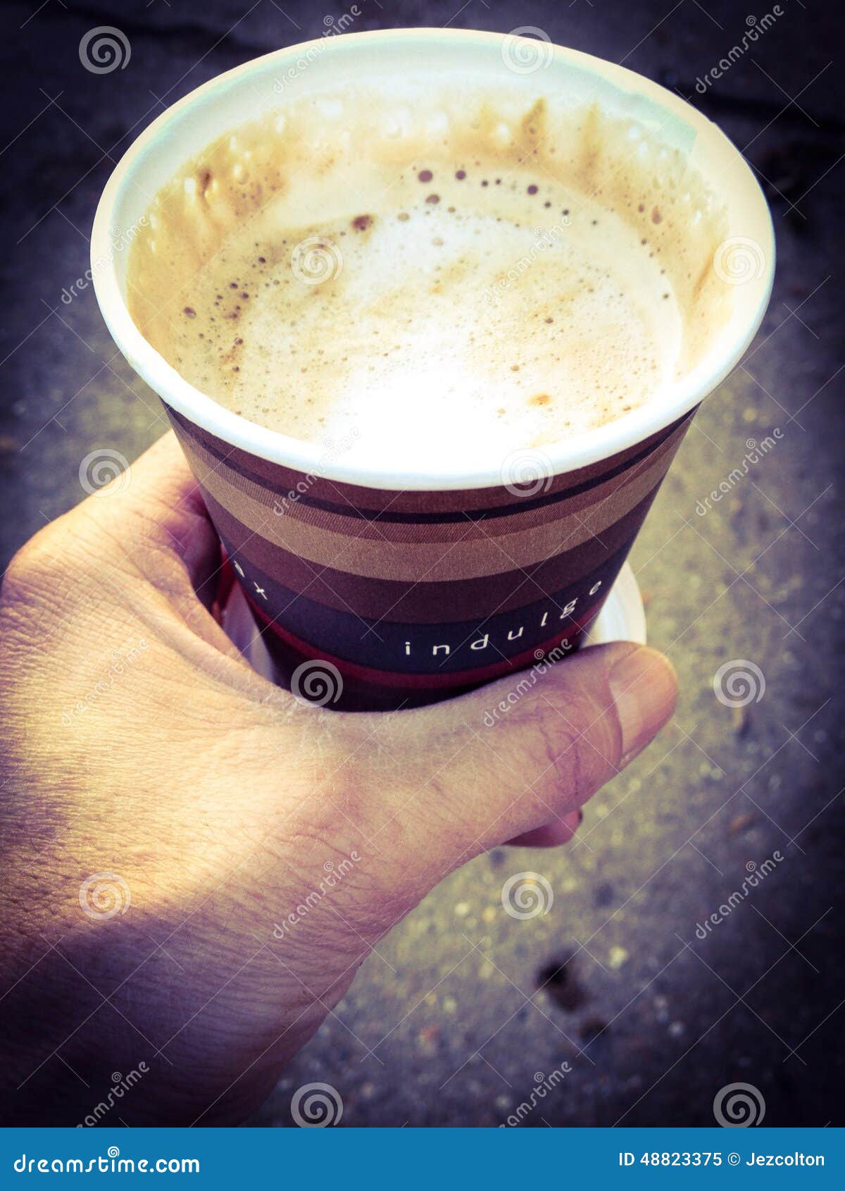 Coffee editorial image. Image of hand, coffee, held - 48823375