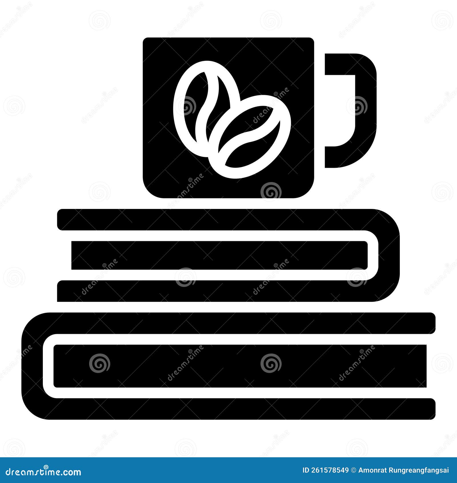 Coffee Cup on Books Icon, Coffee Shop Related Vector Stock Vector ... Coffee Cup on Books Icon, Coffee Shop Related Vector Stock Vector ...