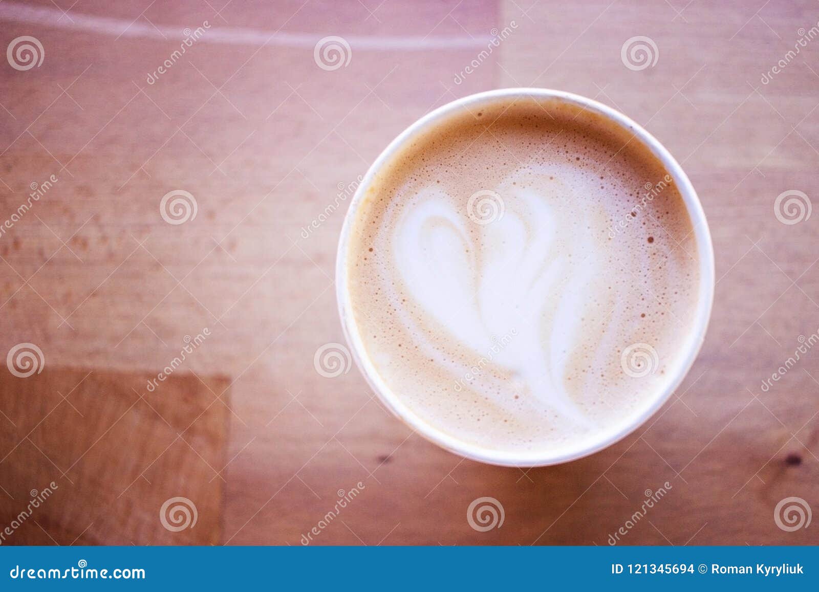 Coffee, pattern on foam. stock photo. Image of aroma - 121345694