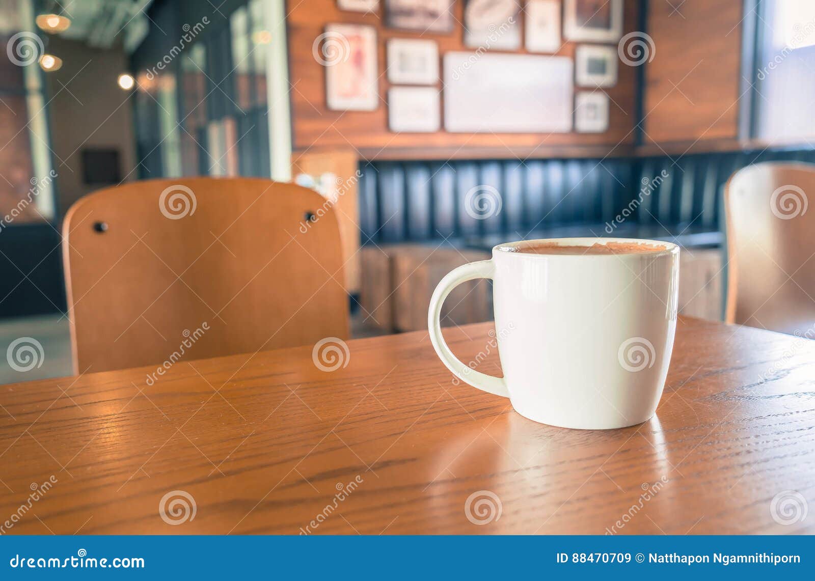 Coffee cup in cafe stock image. Image of espresso, black - 88470709