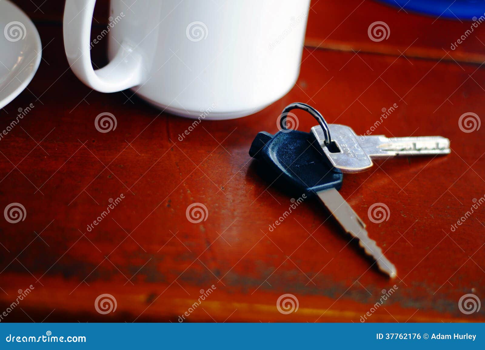Coffee cup and car keys stock photo. Image of wooden - 37762176
