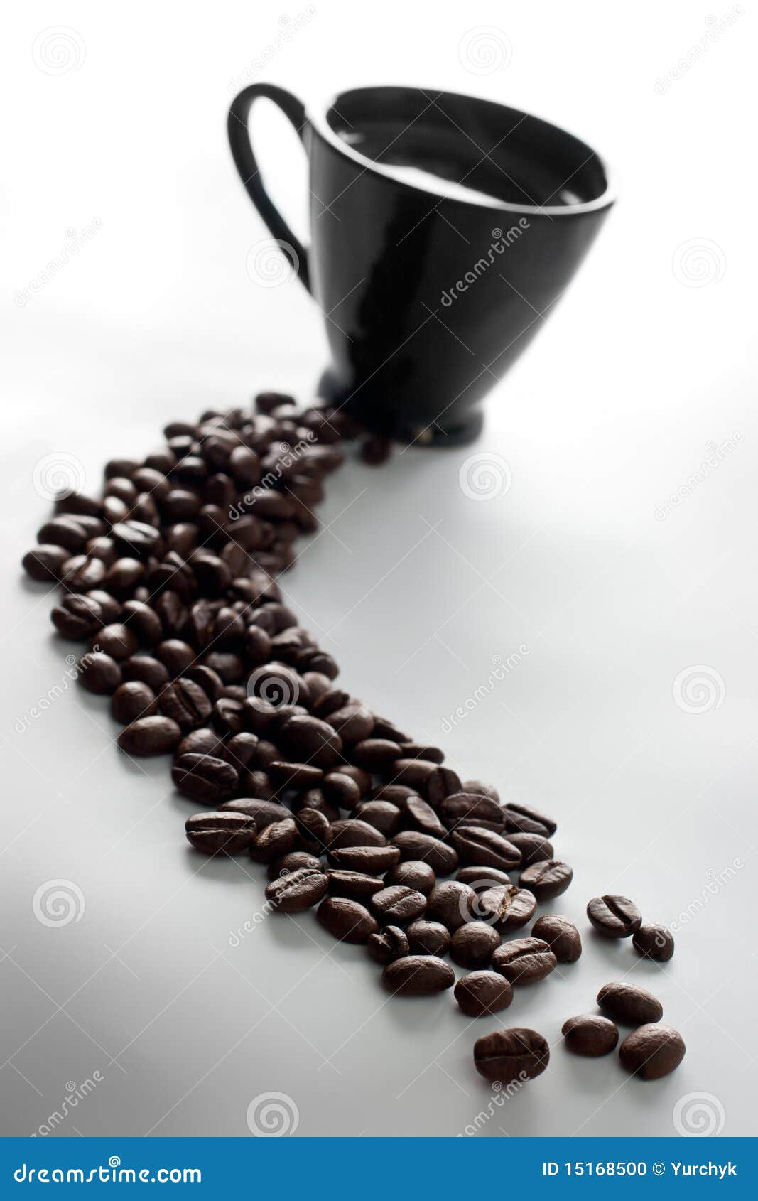 Coffee Cup and Coffee Beans Stock Photo - Image of health, beverage ...