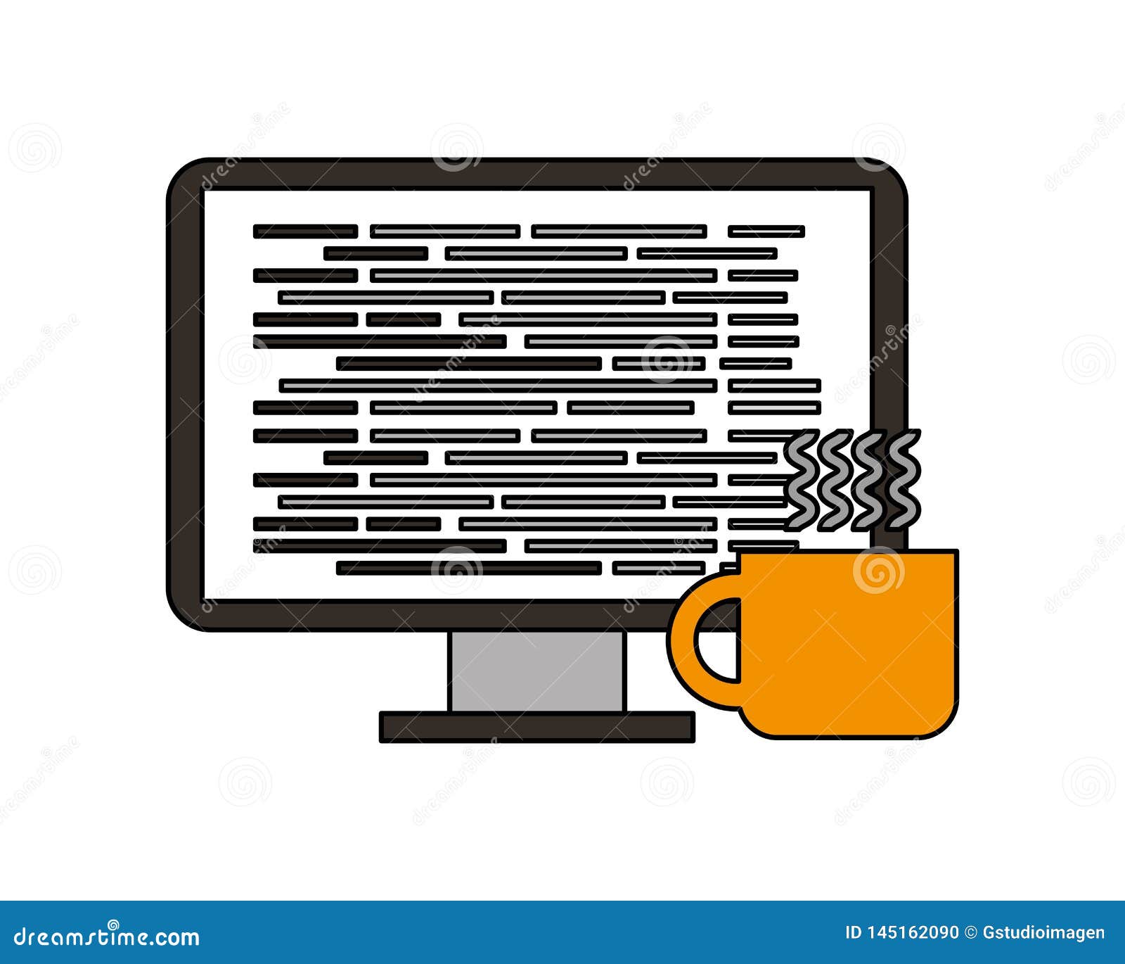 Programming Coding Language Stock Vector - Illustration of electronic, information: 145162090