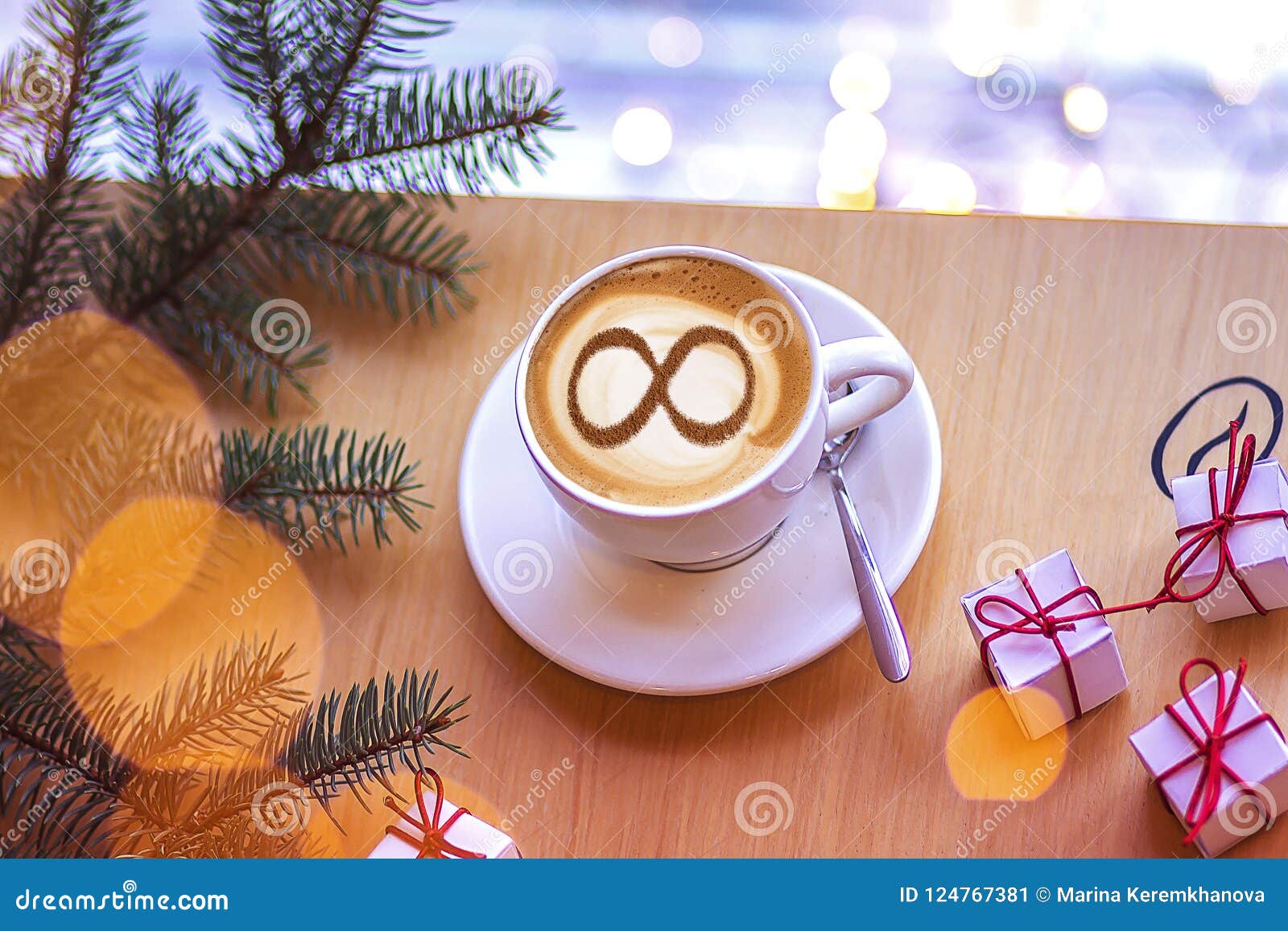 Coffee Cup Concept Infinity Symbol Stock Image - Image of unusual ...