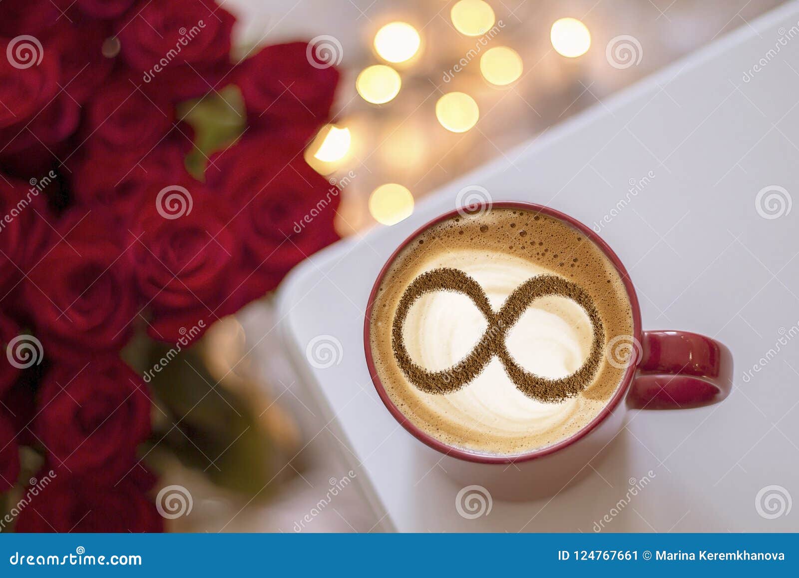 Coffee Cup Concept Infinity Symbol Stock Image - Image of infinity ...
