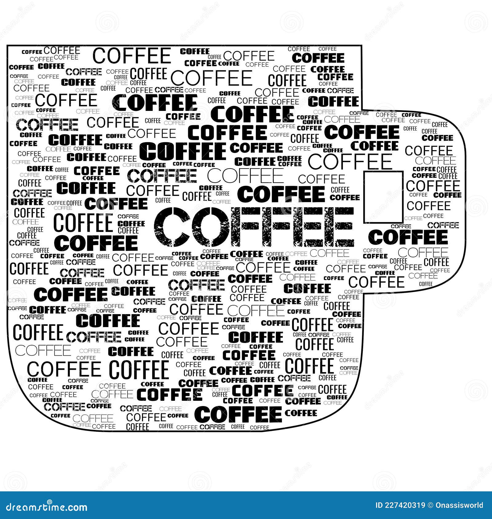 Coffee Cup Drinks Abstract Background Shapes Illustrations Stock ...