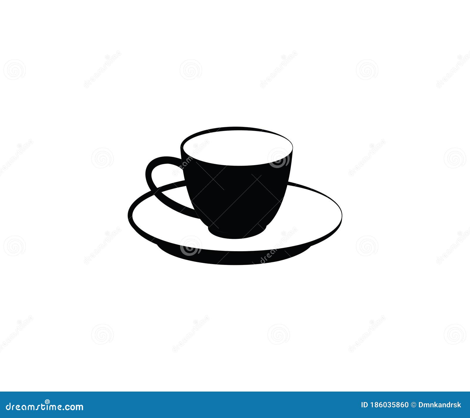 Coffee cup espresso symbol stock vector. Illustration of drink - 186035860
