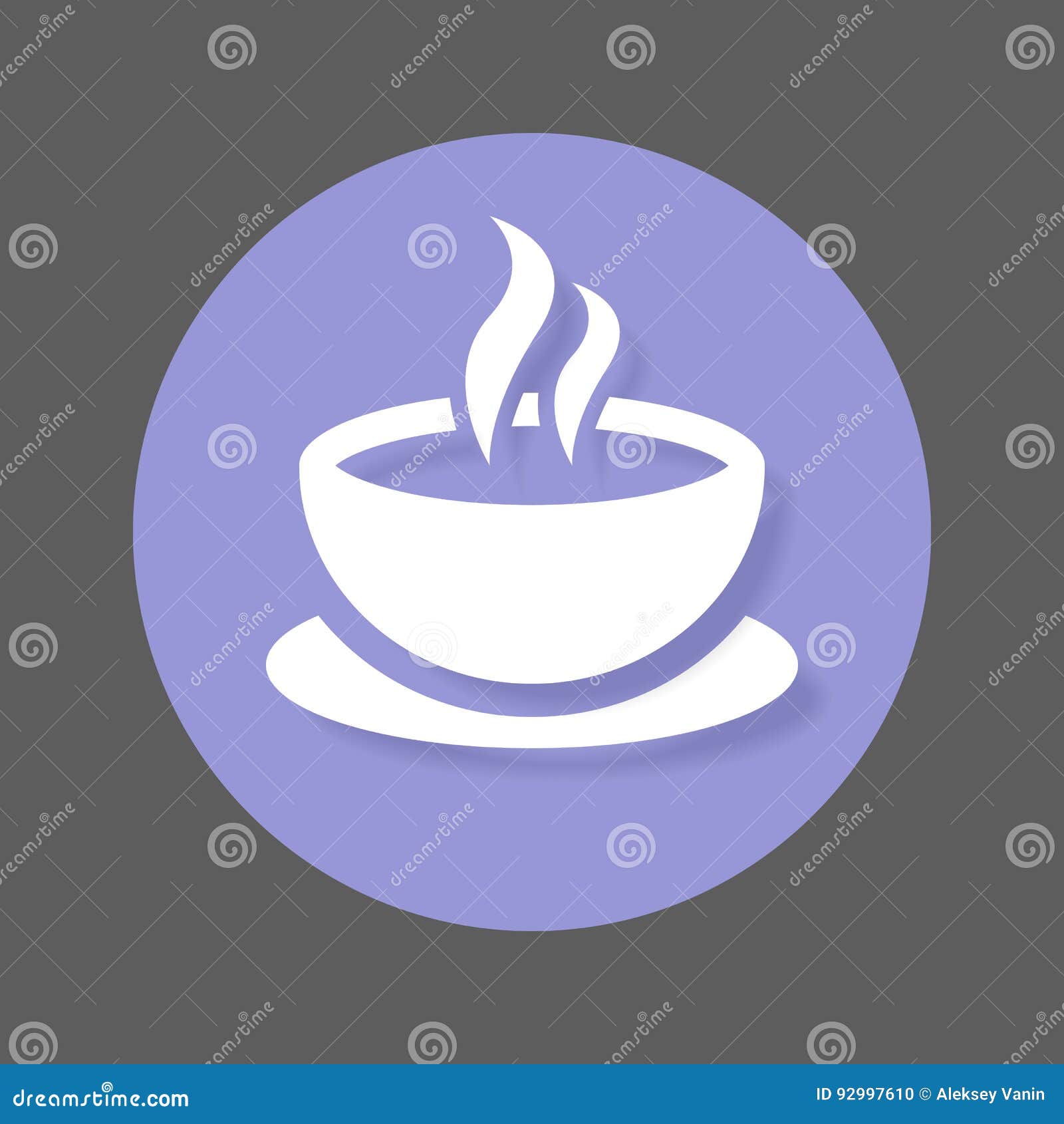 Coffee Cup Flat Icon. Round Colorful Button, Cafe Circular Vector Sign ... Coffee Cup Flat Icon. Round Colorful Button, Cafe Circular Vector Sign ...