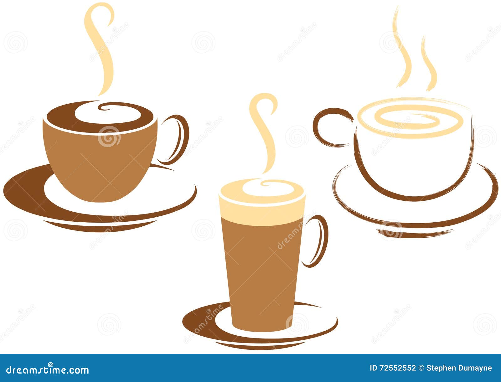 Coffee cup graphics stock vector. Illustration of collection - 72552552