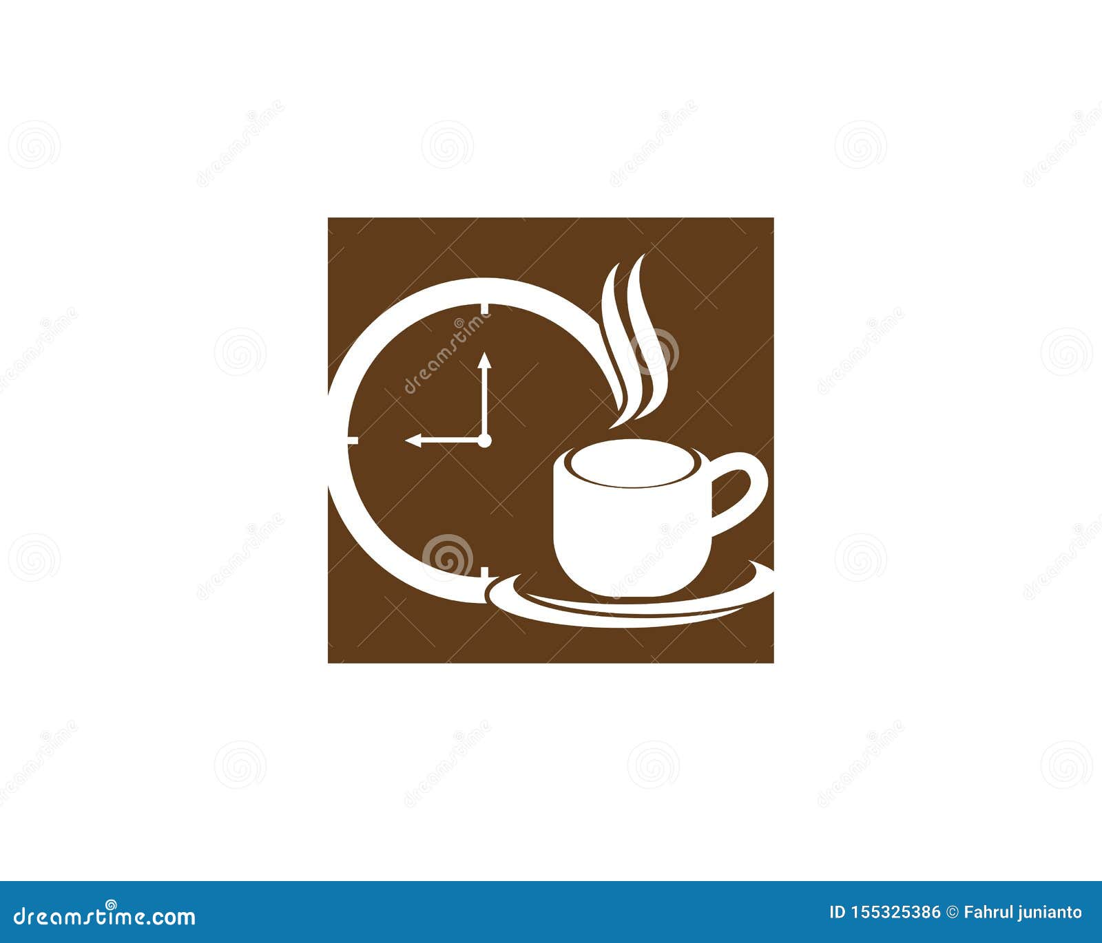 Coffee Cup Icon for Break Time Symbol Vector Illustration Stock Vector ...