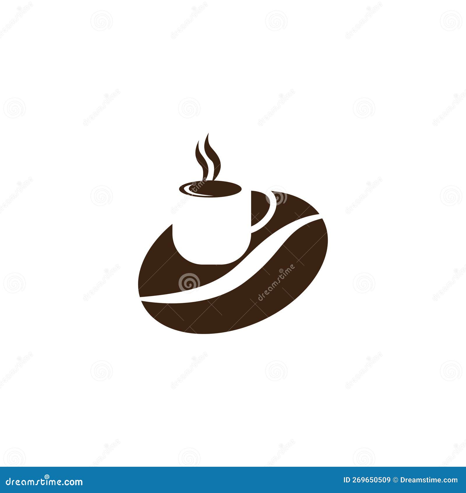 Coffee Cup Icon Design Abstract Color Vector Illustration Stock Vector ...