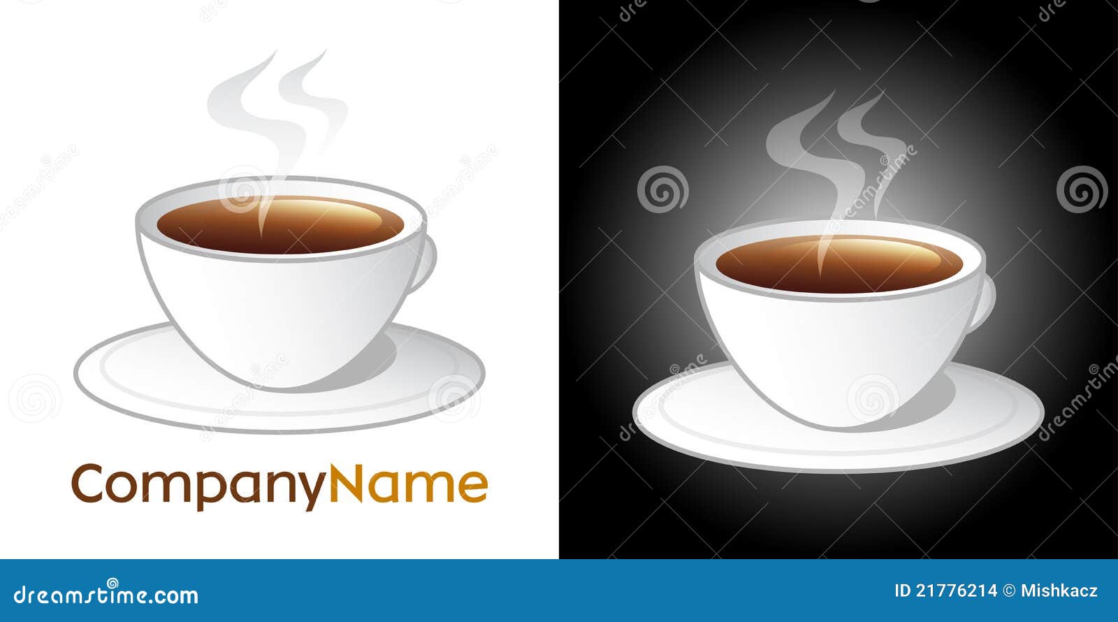 Coffee Cup Icon And Logo Design Vector Illustration | CartoonDealer.com ...