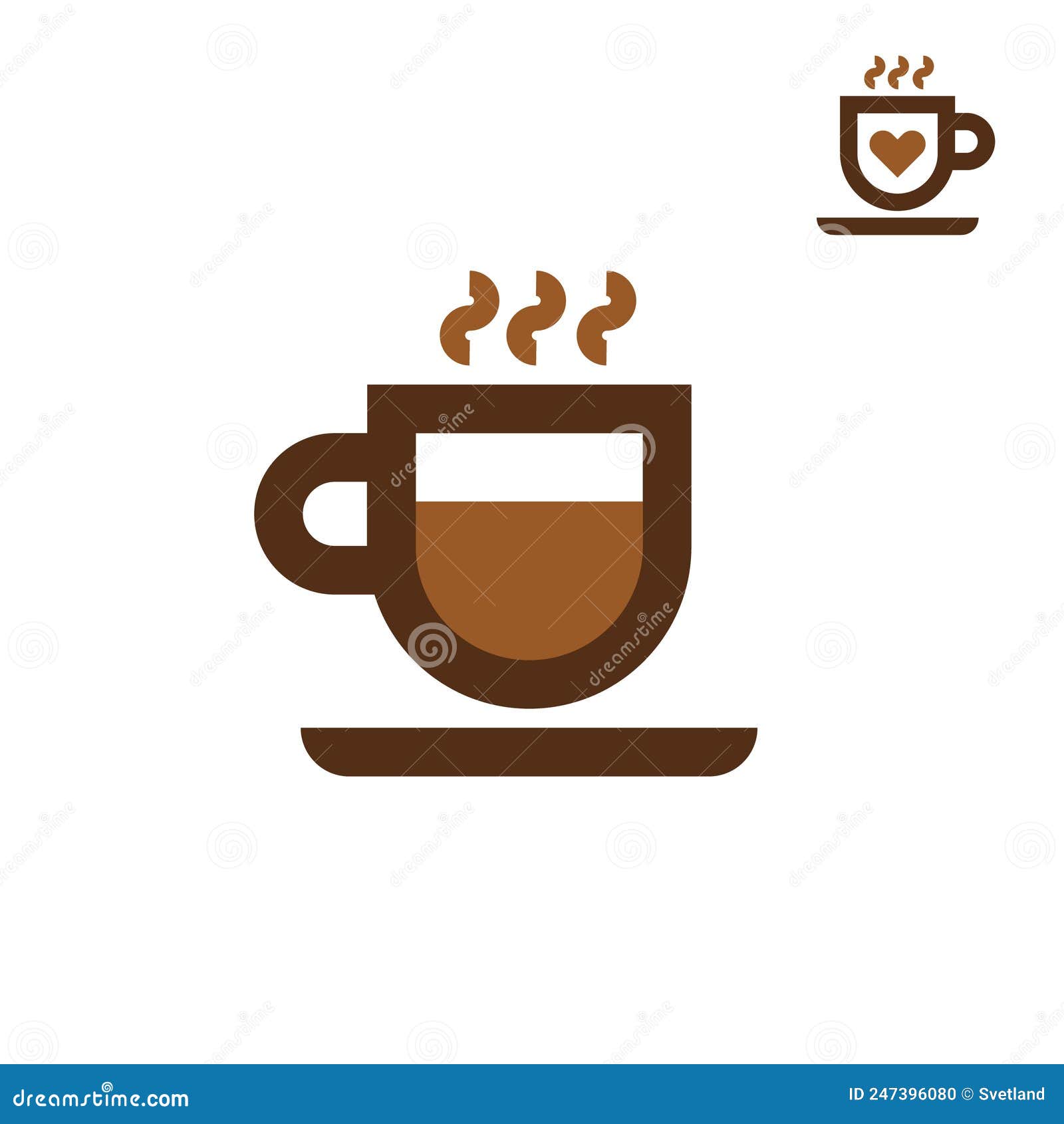 Coffee Cup Icon, Symbol. Vector Illustration. Stock Vector ...