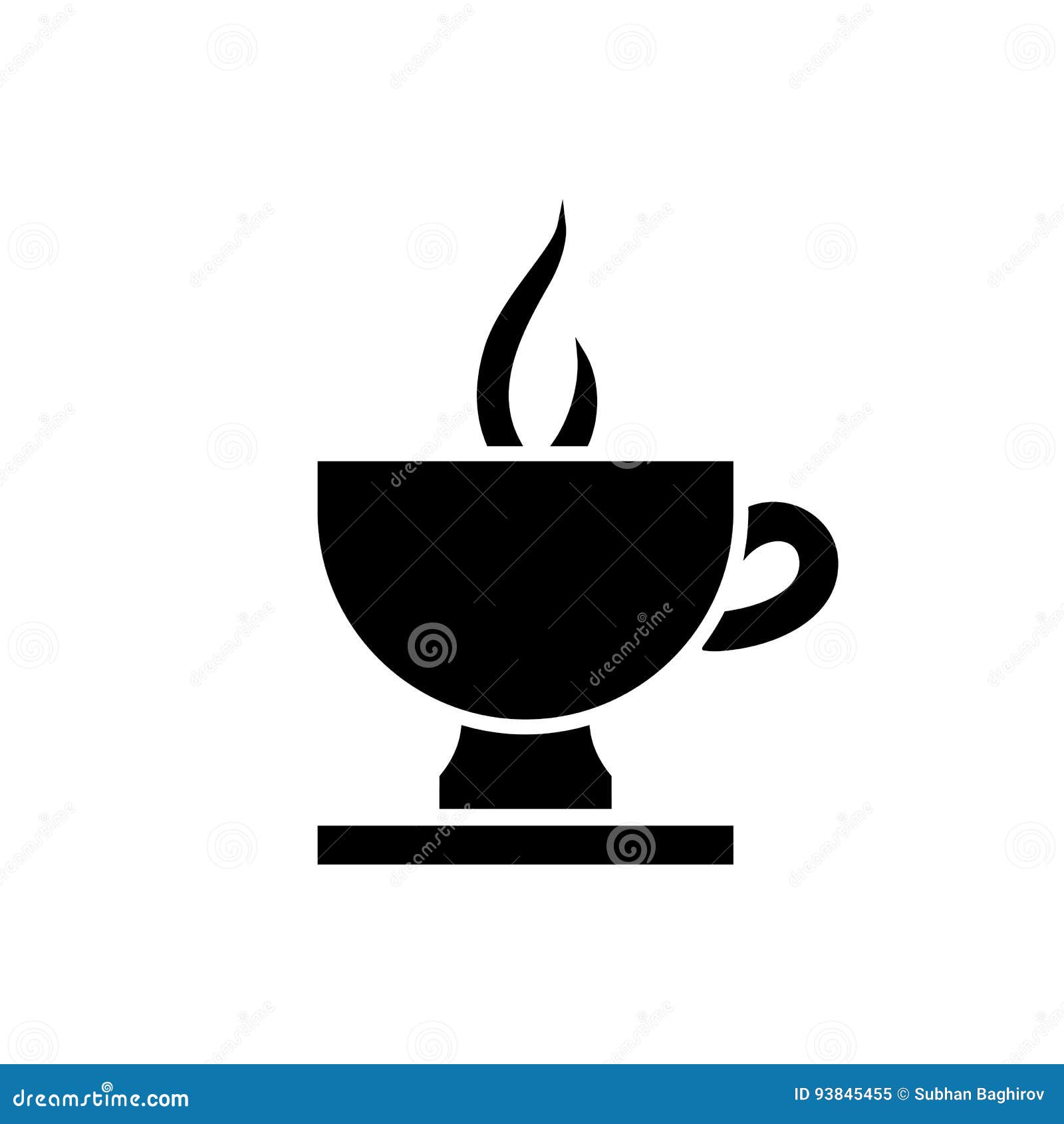 Coffee Cup Icon. Tea Cup Simple Flat Style Vector Illustration Stock ...