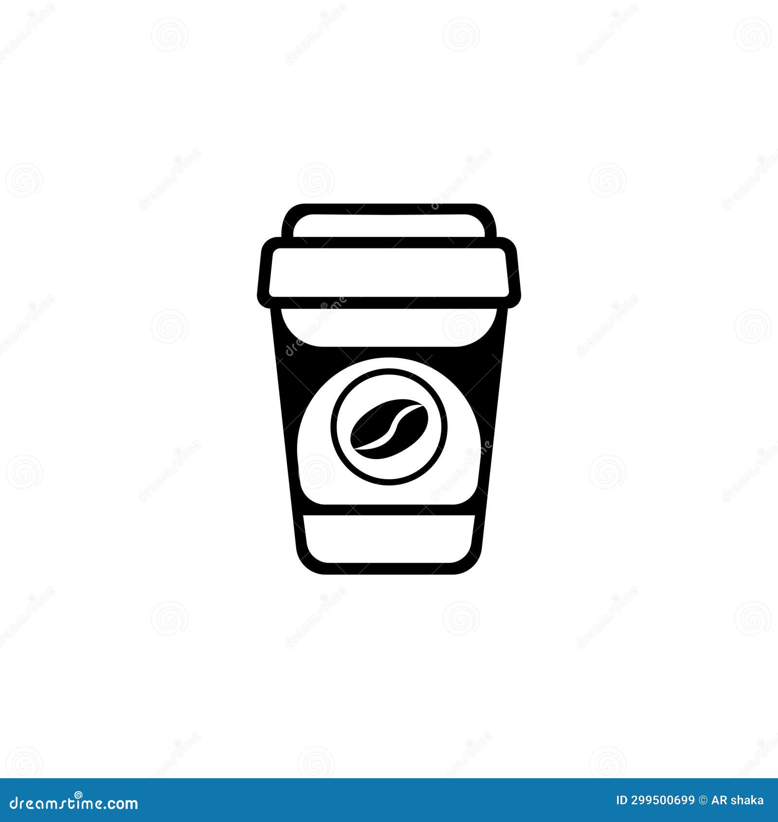 Coffee Cup Icon. Vector Illustration Logo Design Stock Illustration ...