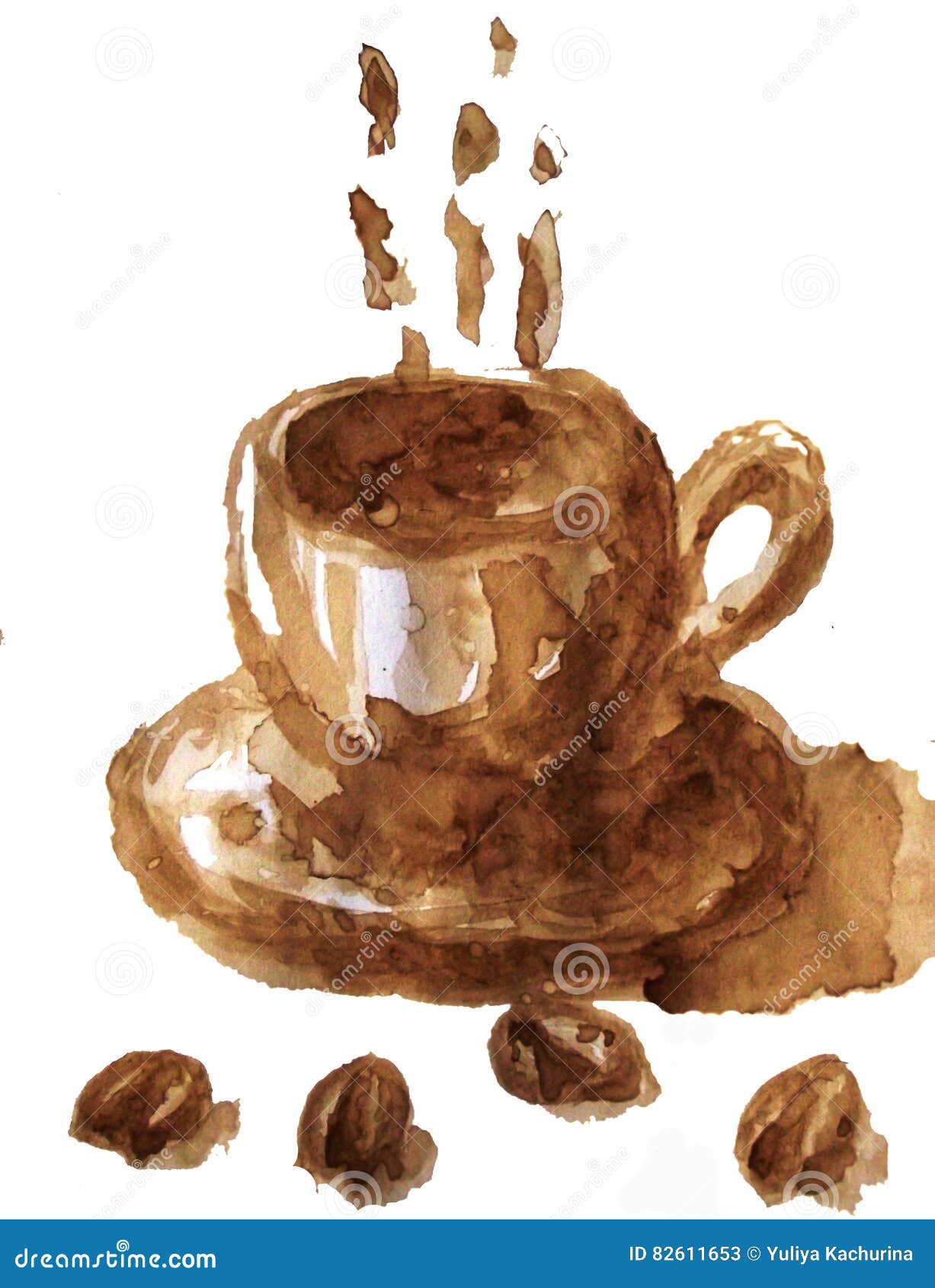 Coffee cup stock illustration. Illustration of invigorating - 82611653