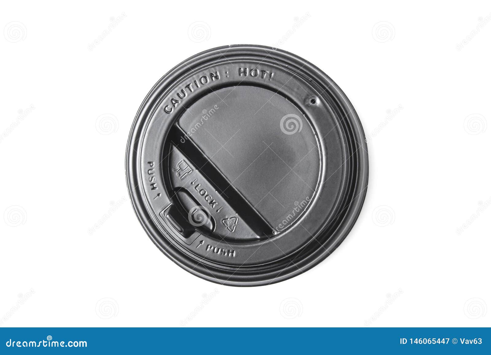 Coffee cup lid stock image. Image of disposable, coffee - 146065447
