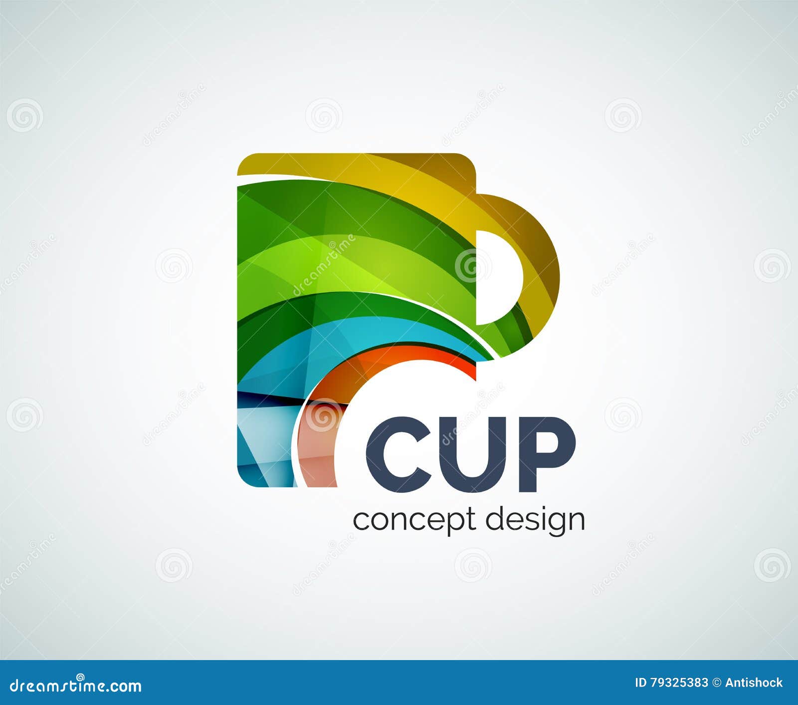 Coffee cup logo template stock vector. Illustration of corporate - 79325383