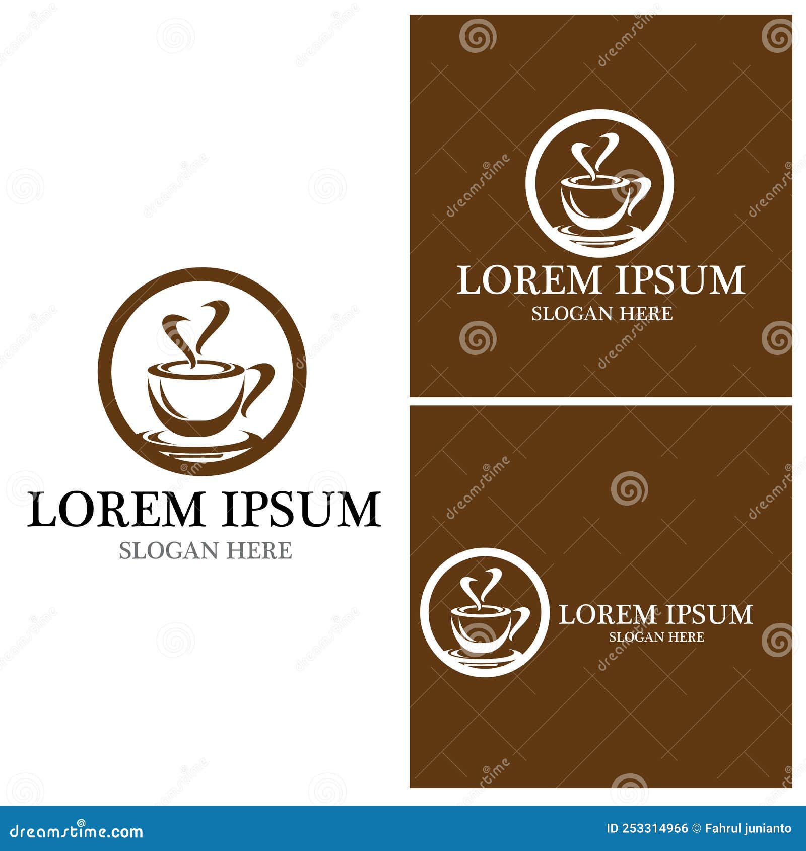 Coffee cup Logo Template stock illustration. Illustration of element ...