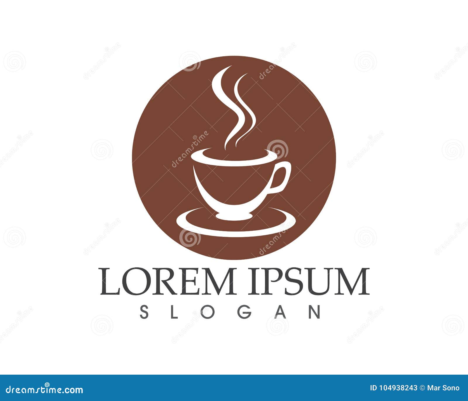 Coffee Cup Logo Template Vector Icon Design Stock Vector - Illustration ...