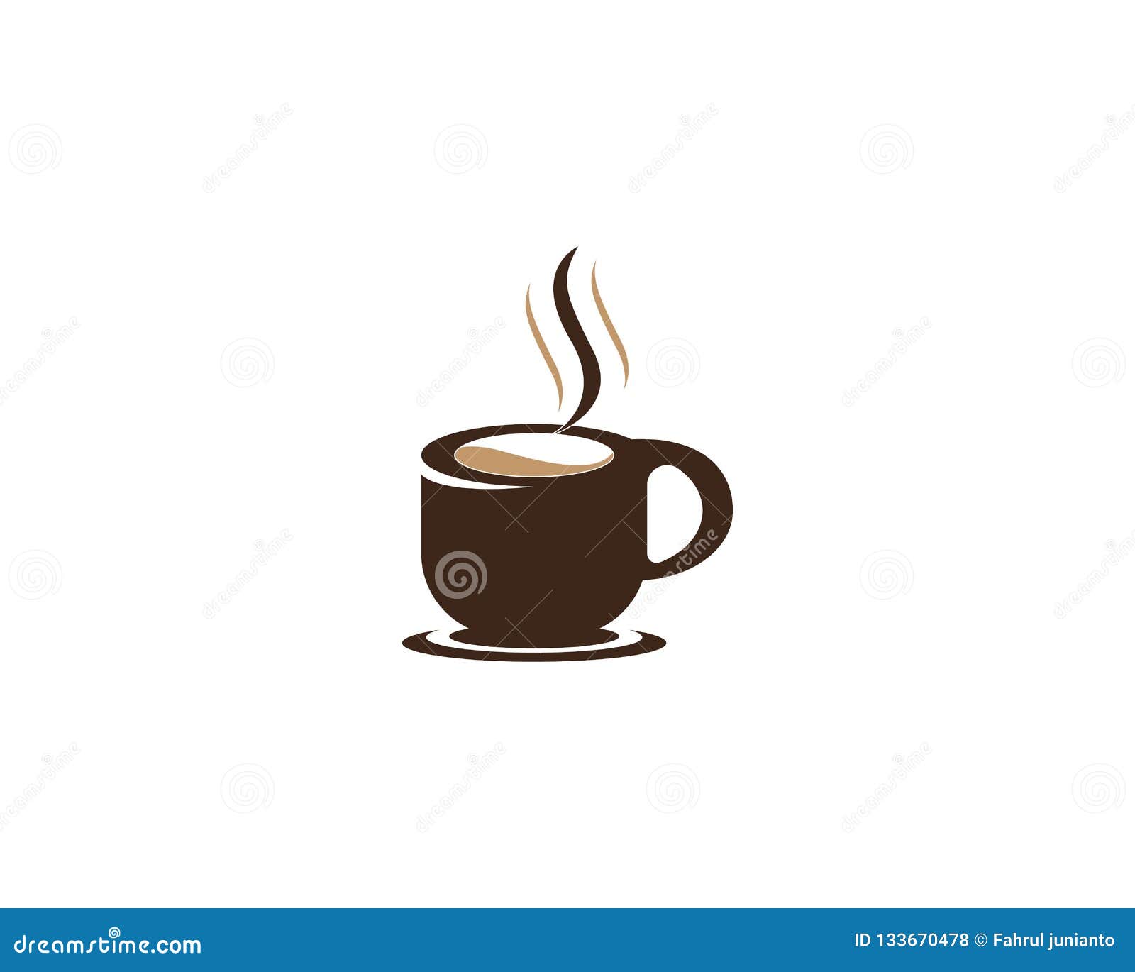 Coffee Cup Logo Template Vector Icon Design Stock Photo - Image of heat ...