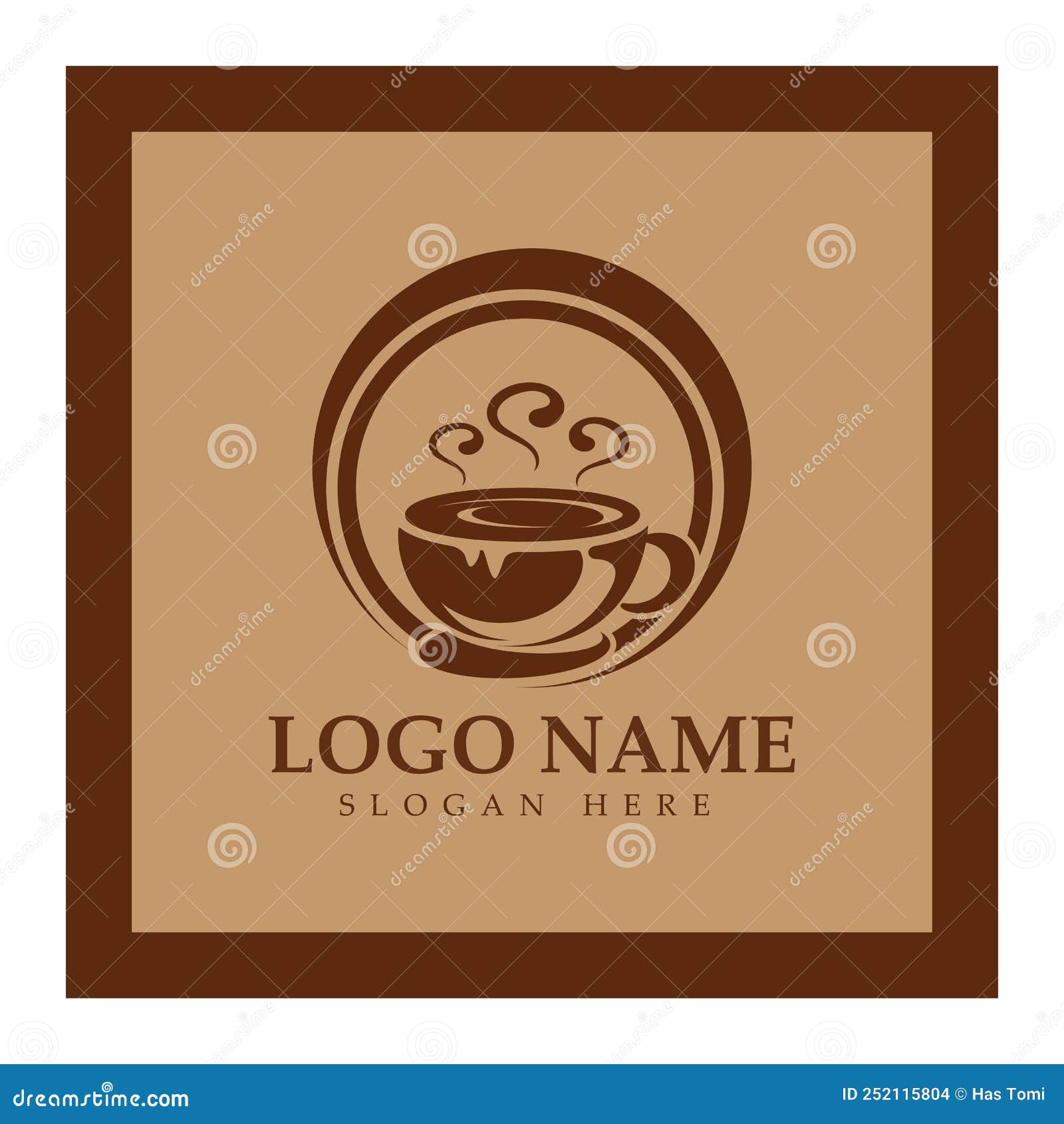 Coffee Cup Logo Template Vector Icon Illustration Design Stock Vector ...